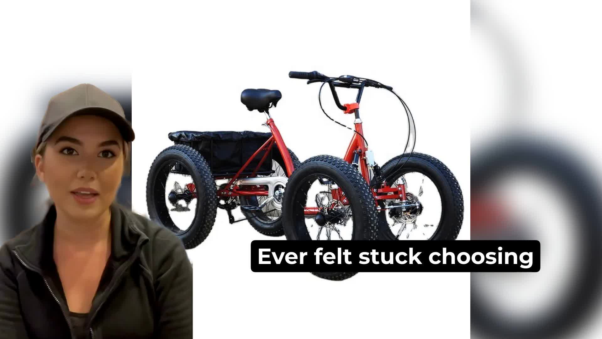 2024 New Style 4 Wheel Adult Bike - Fat Tire Pedal Quad Bike for Sale ...